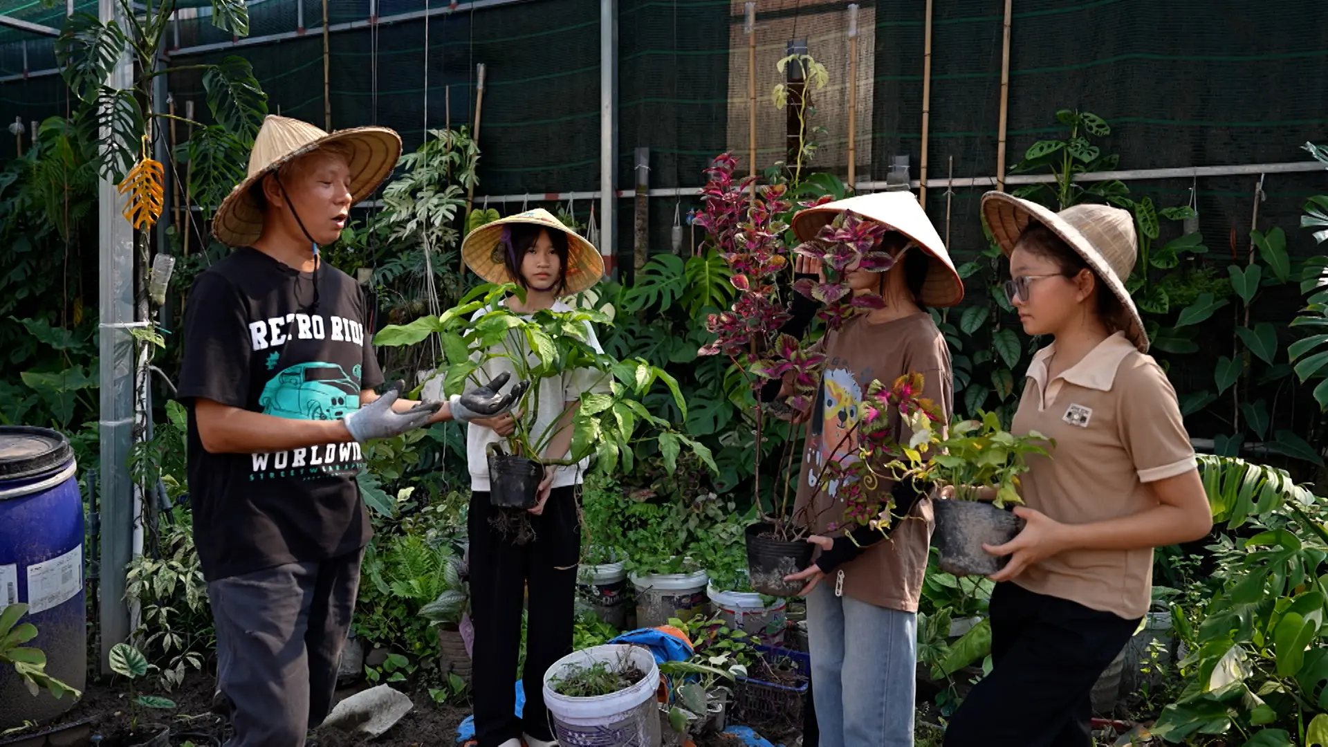 Làm vườn từ đồ tái chế | Nhịp sống Hà Nội | 03/08/2025
